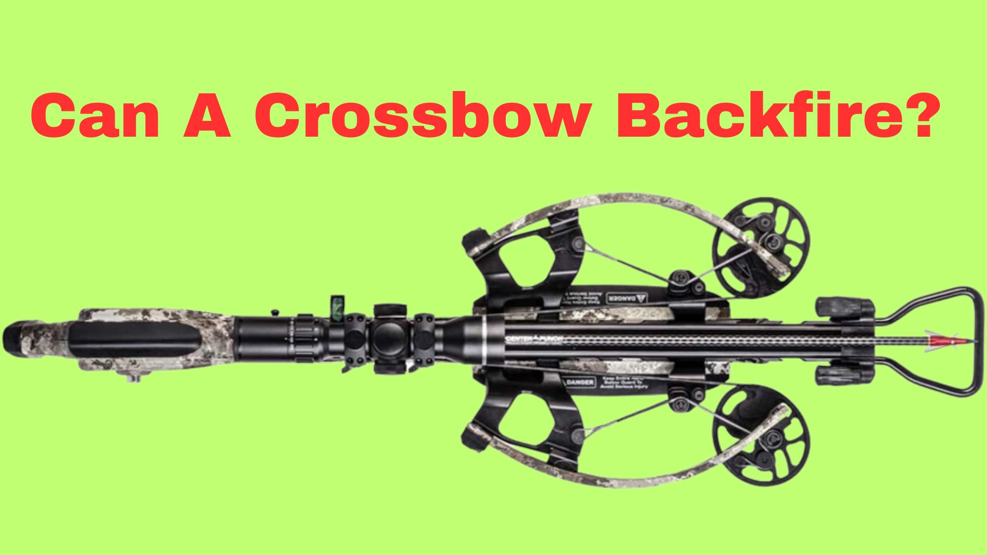 Can a Crossbow Backfire!-Complete Guide - Binoculars Guru