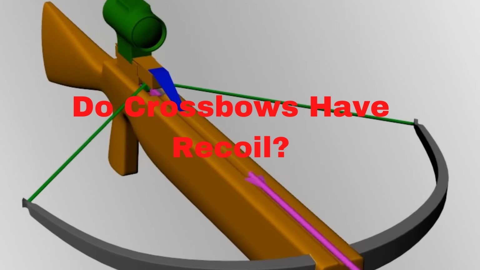 Do Crossbows Have Recoil? - Binoculars Guru