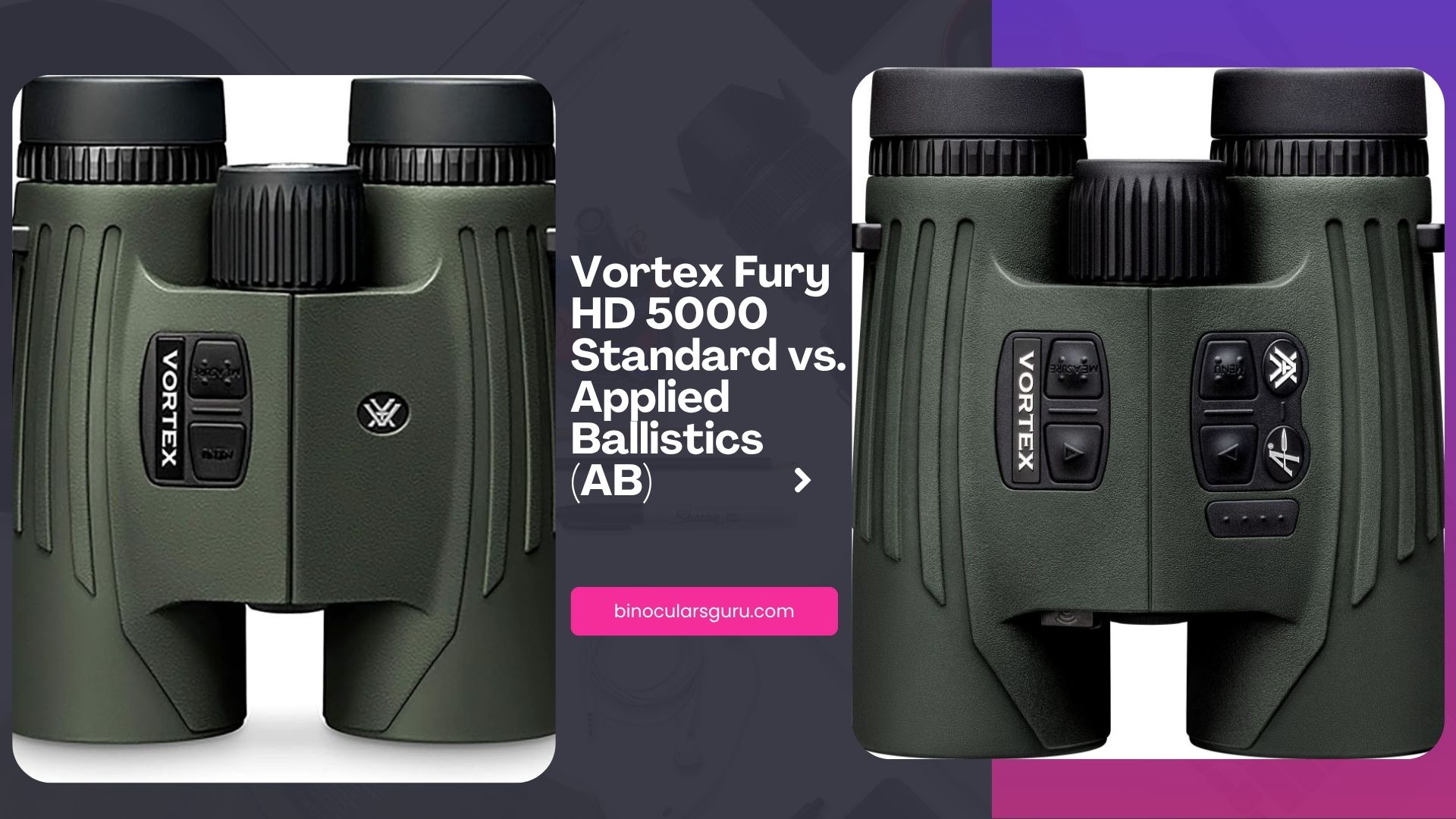 Vortex Fury HD 5000 10x42: Standard vs. Applied Ballistics (AB) – Which ...